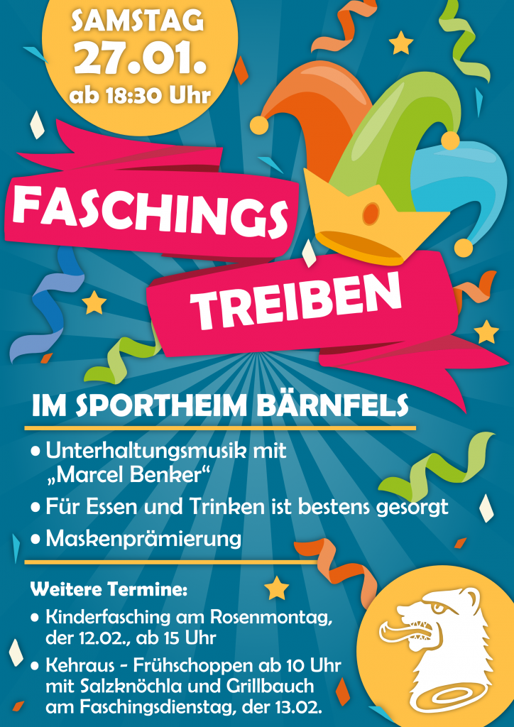 Faschingskehraus - Frühschoppen - TSC Bärnfels e.V.